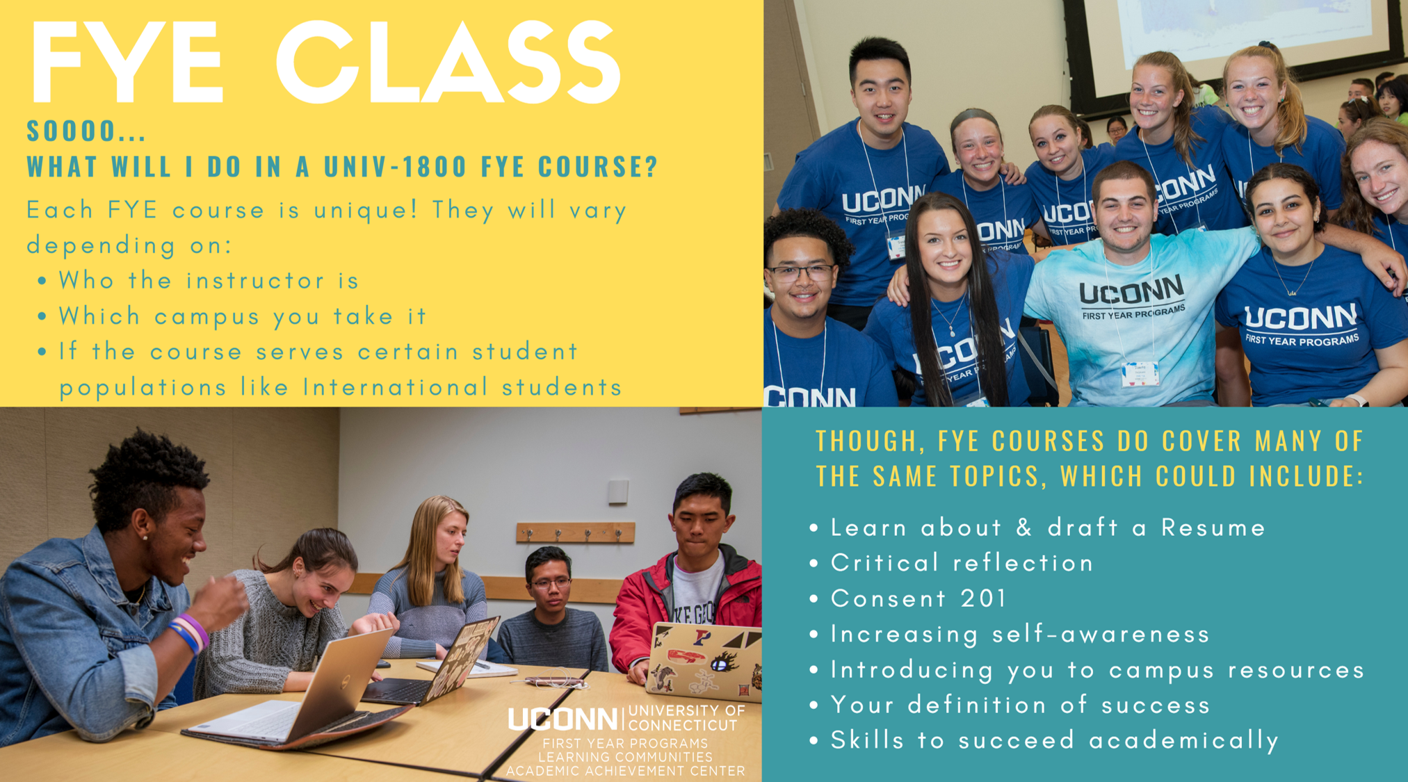 Welcome New Huskies! | First Year Programs | Learning Communities ...
